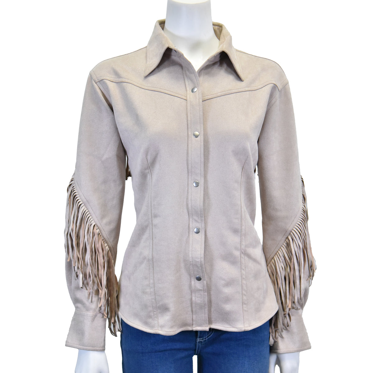 Women's CH Doeskin "Fringe Sleeve" Jacket
